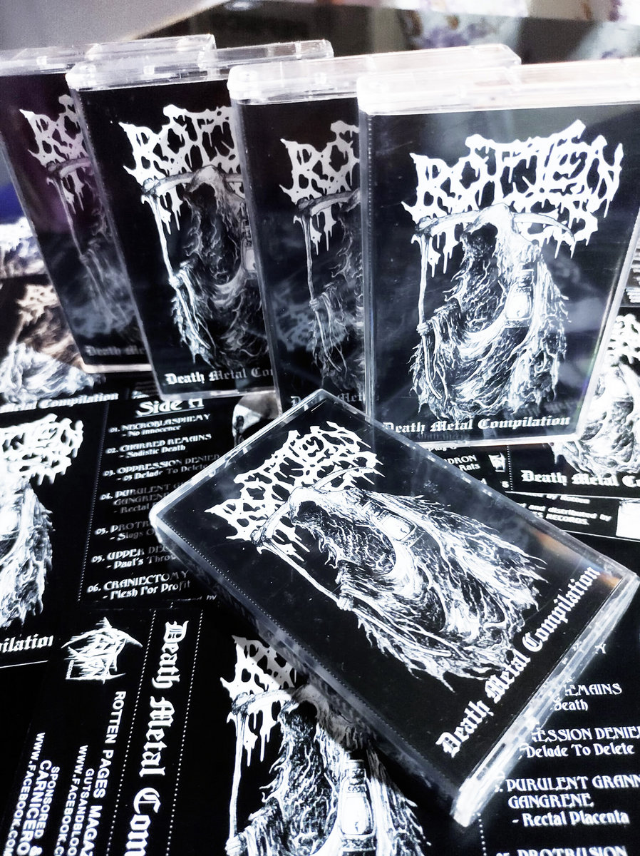 DEATH METAL Compilation Volume 1 (MC) | ROTTEN PAGES Magazine & ROTTEN ...