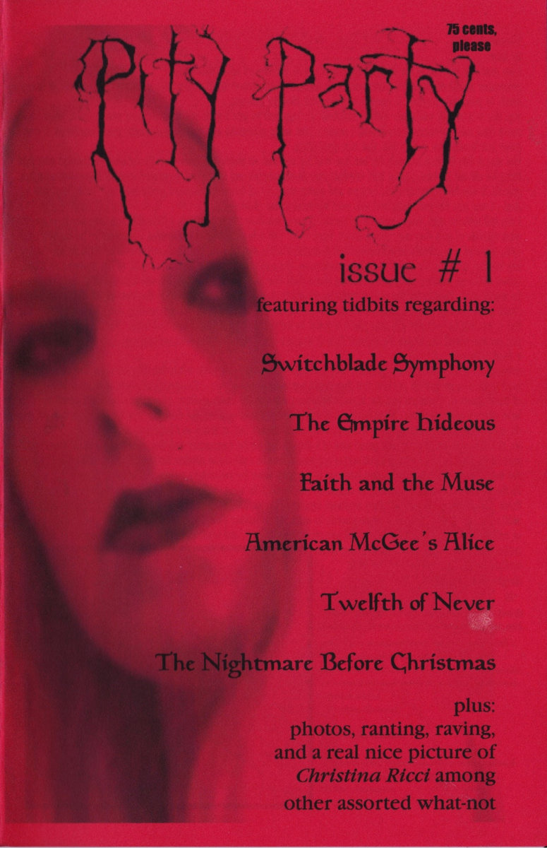 Pity Party - zine from 2001 | Tears ov Blood