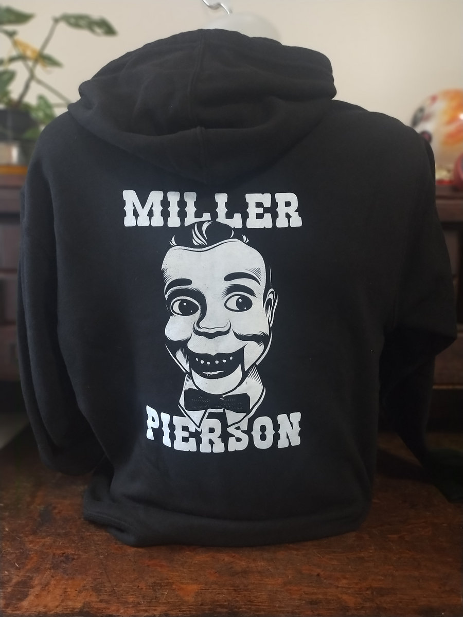 Black Zipper Hoodie (S-XL) (Front AND Back) | Miller Pierson