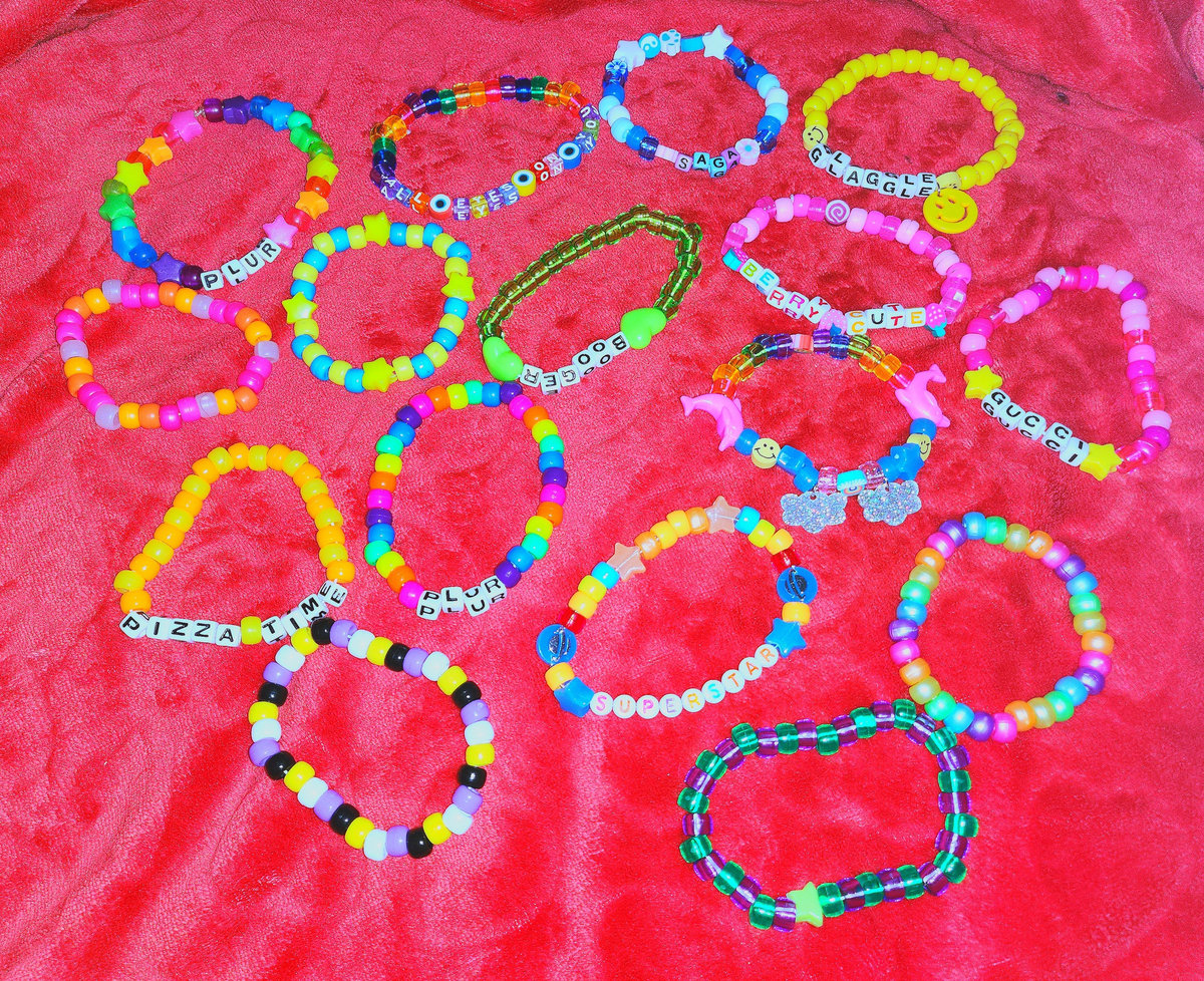 CUSTOM Kandi Bracelet 2-PACK | PIPE DREAM SOUNDSYSTEMS