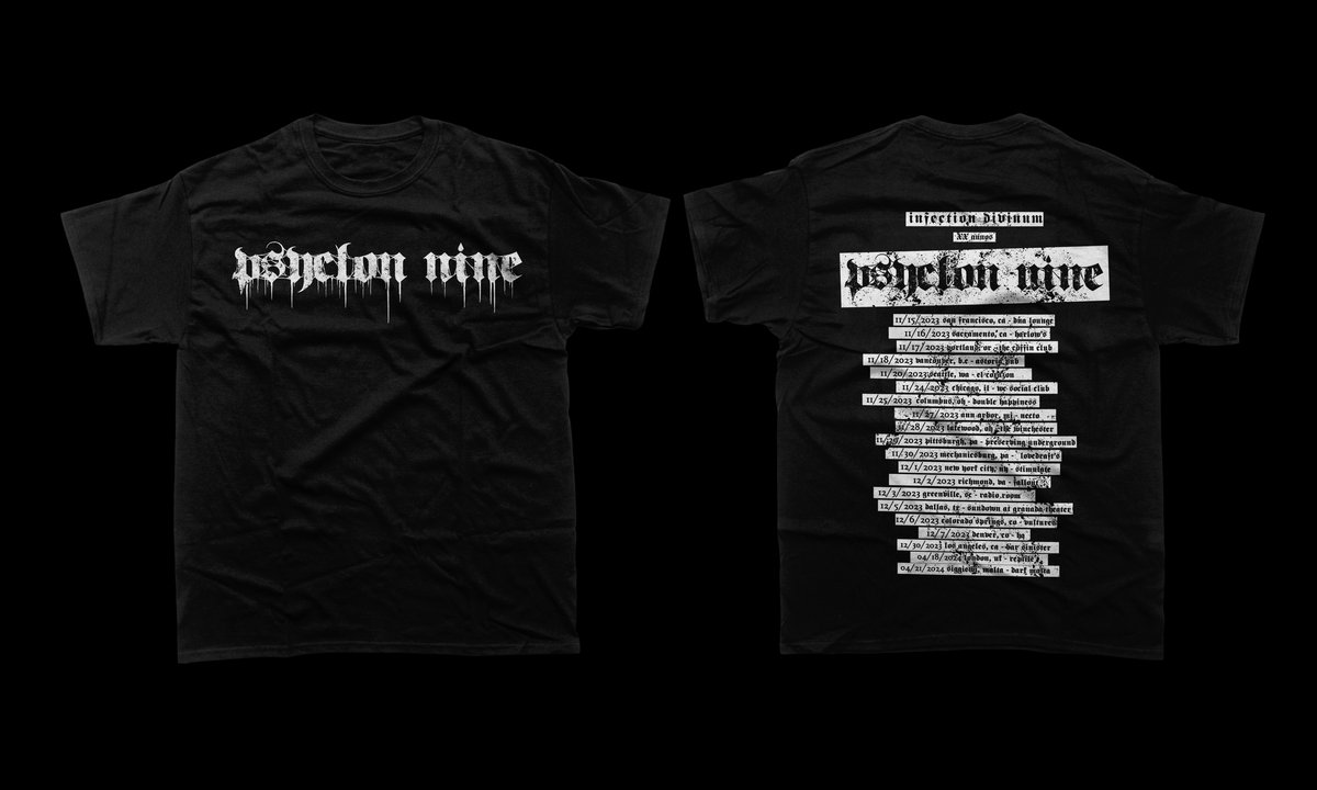 INFECTION DIVINUM TOUR SHIRT | Psyclon Nine