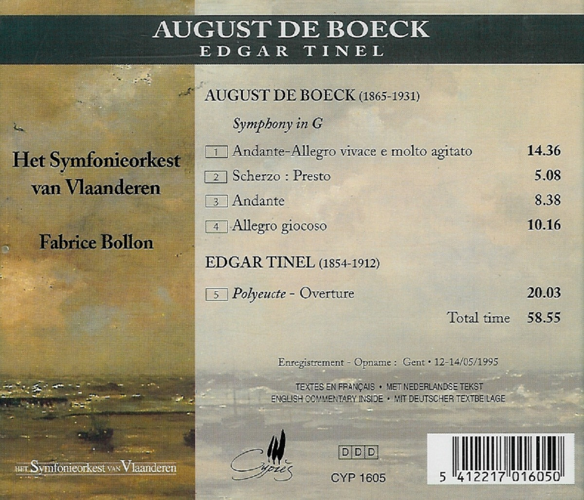 August De Boeck | Symphony in G | HET SYMFONIEORKEST VAN VLAANDEREN ...