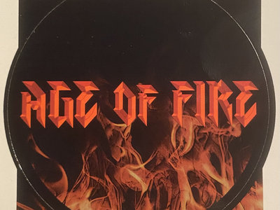 Age of Fire 3 inch logo sticker | Age of Fire