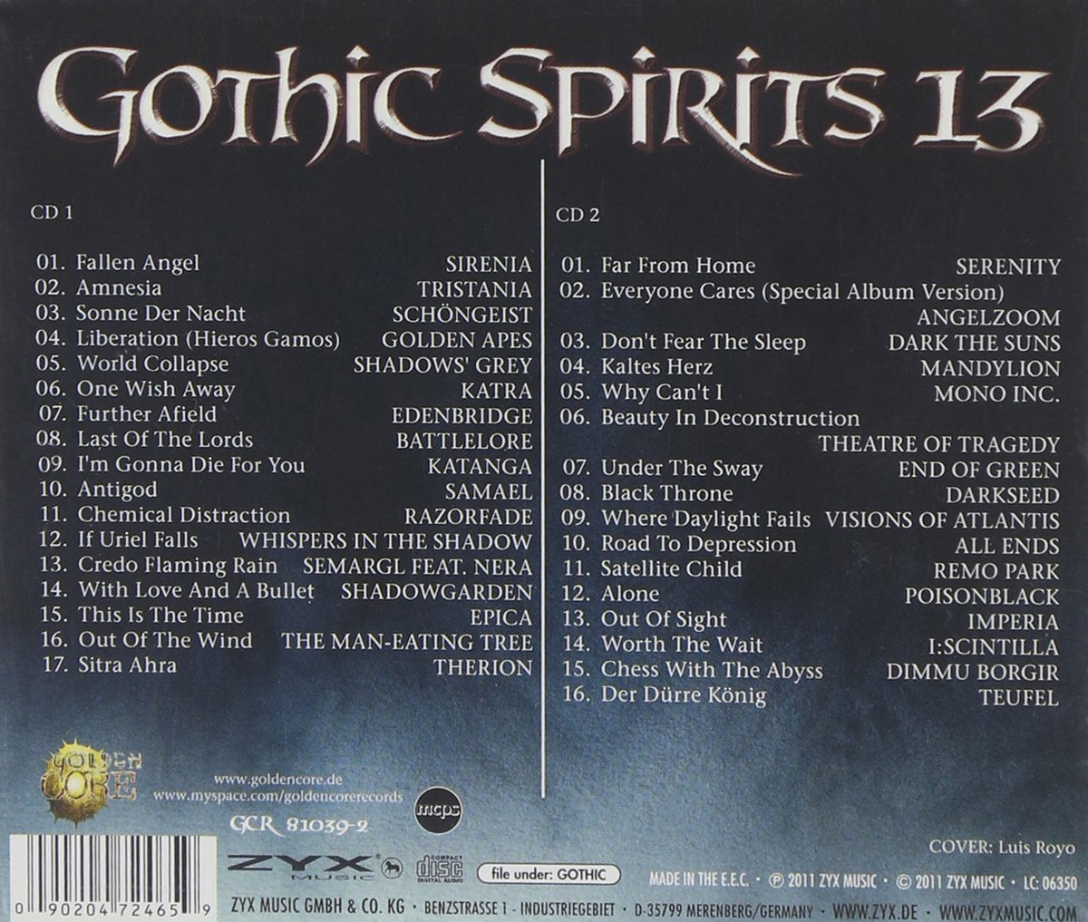 Gothic Spirits 13 | Various Artists | Echozone