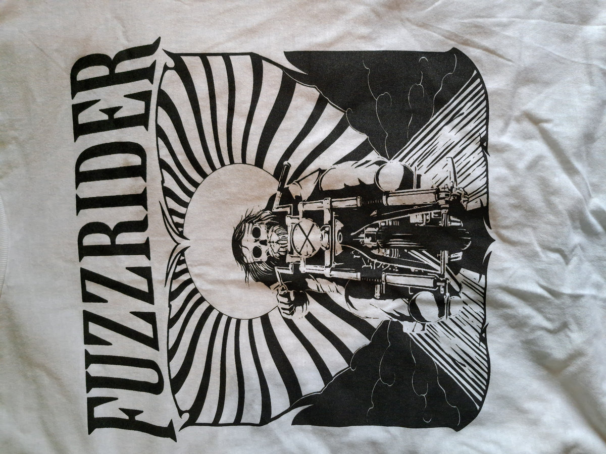 WHITE T-SHIRT FUZZRIDER | FUZZRIDER