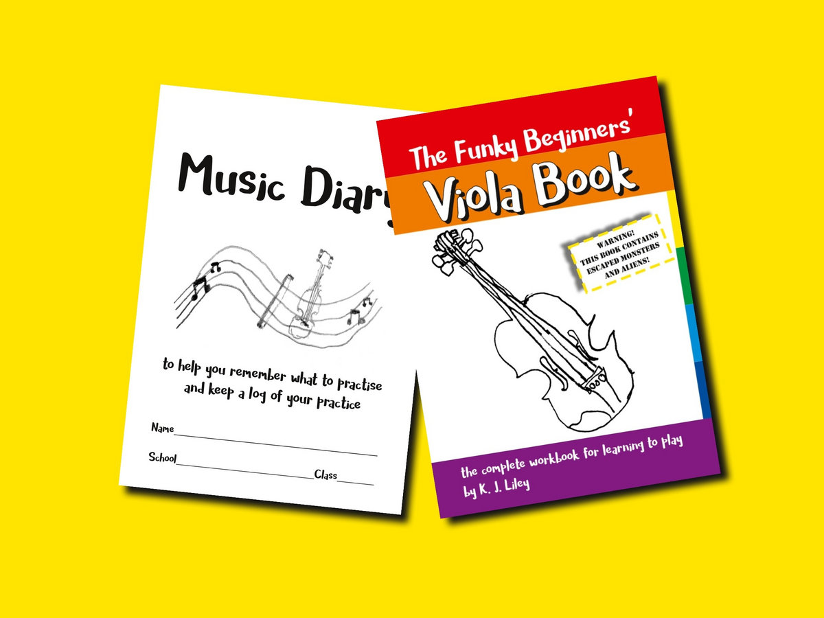 1 Viola Book & 1 Diary Pupil Pack | Katherine Liley | Lovaig Music