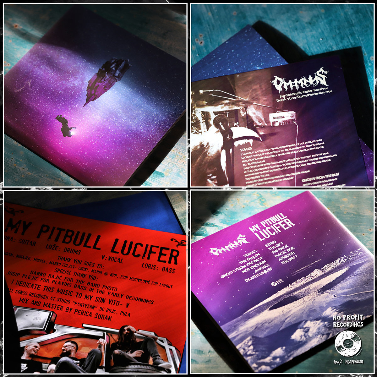 Ommnus/My Pitbull Lucifer: Split LP | My Pitbull Lucifer