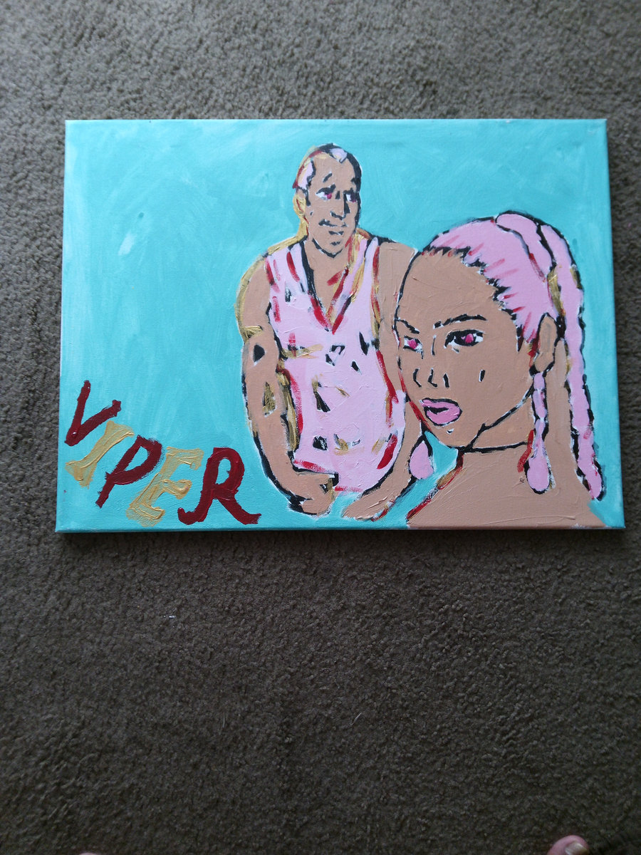 Viper Original Signed Paintings | Niceful Records