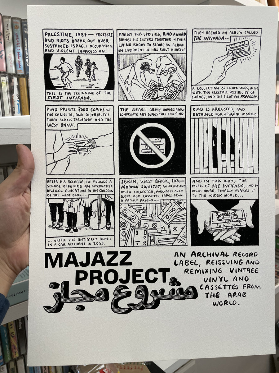 Intifada 1987 LP Limited Edition Print | Majazz Project / Palestinian ...
