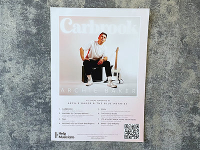 Carbrook Release Poster (A3) | Archie Baker