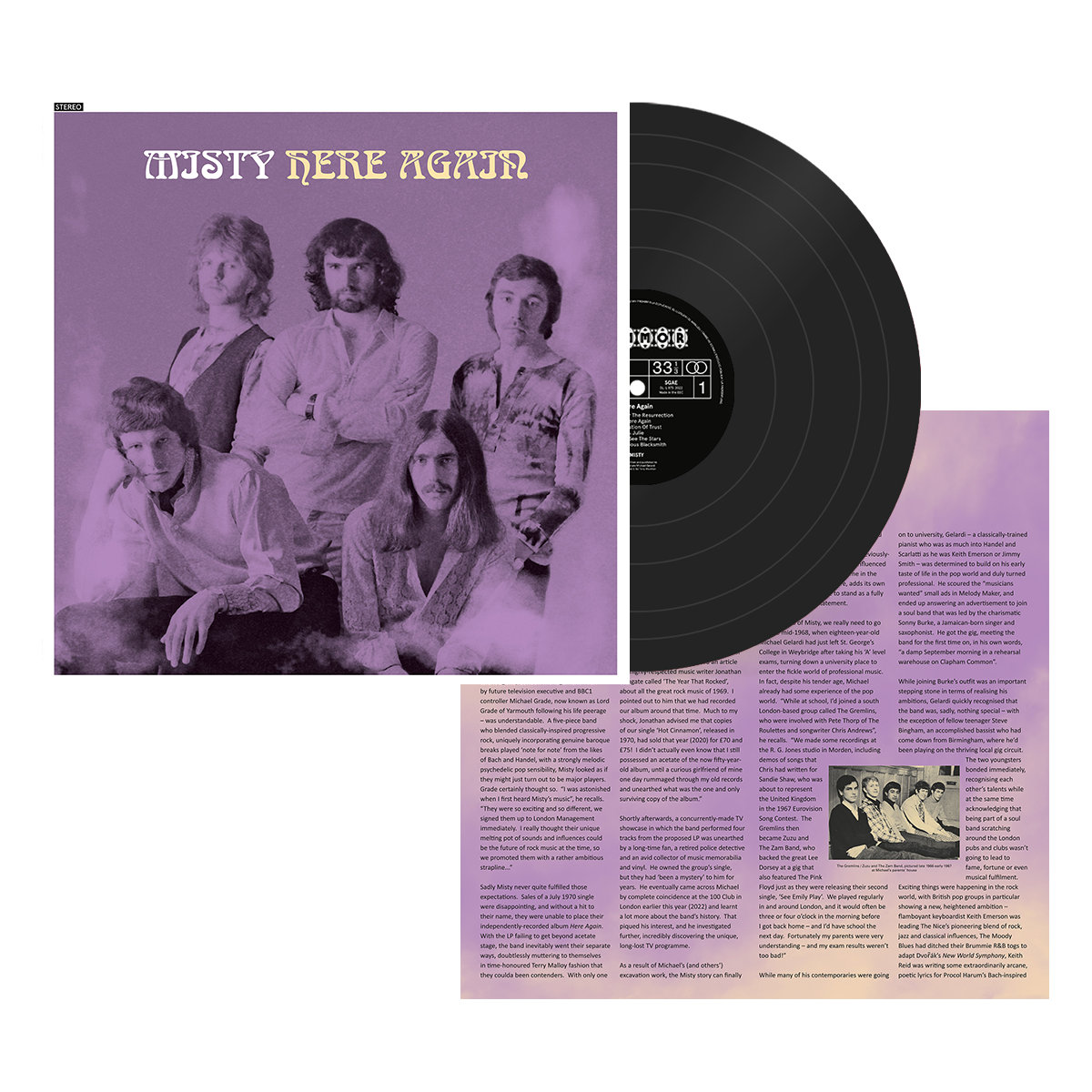 MISTY - Here Again (Black LP) | Guerssen Records