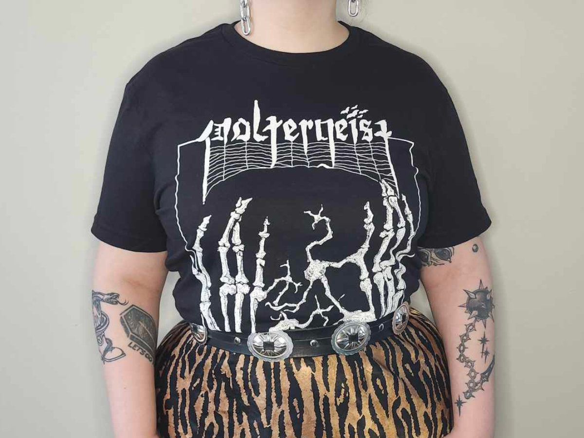 "Hallucinations" T-shirt White Print | Pøltergeist