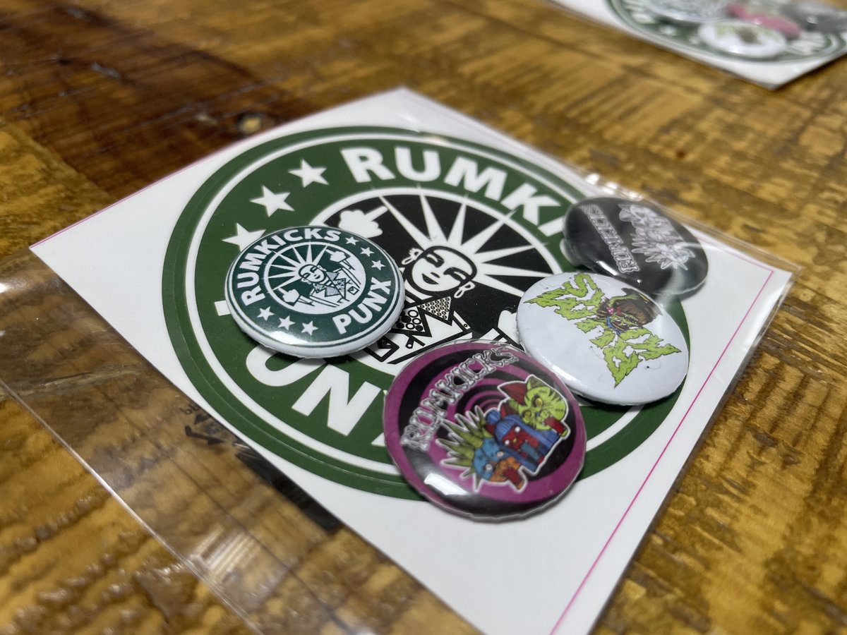 Rumkicks Pin button | RUMKICKS
