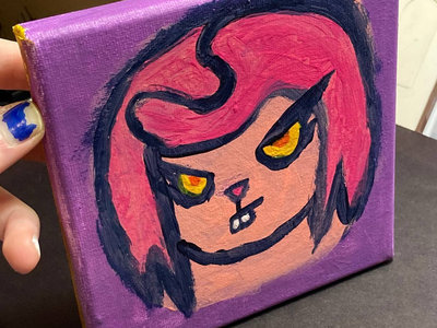 Earless Gaj Painting | RAWRDCORE RECORDS