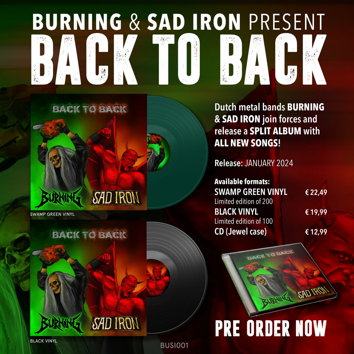 Back to Back | Burning + Sad Iron | Burning