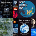 World Map 2025 | Vibes of Cosmos | Mountaindub