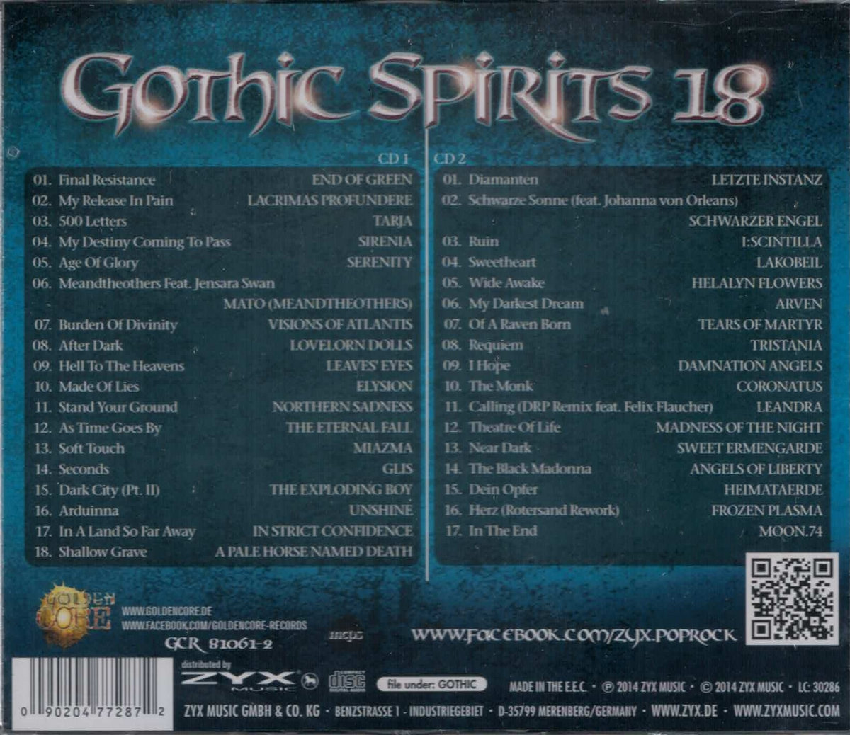 Gothic Spirits 18 | Various Artists | Echozone