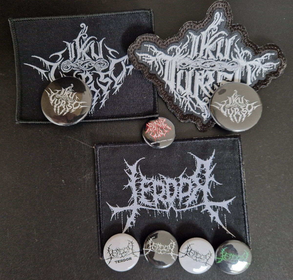 Iku-Turso or Terdor PATCH+Button set | Lafawijn Records