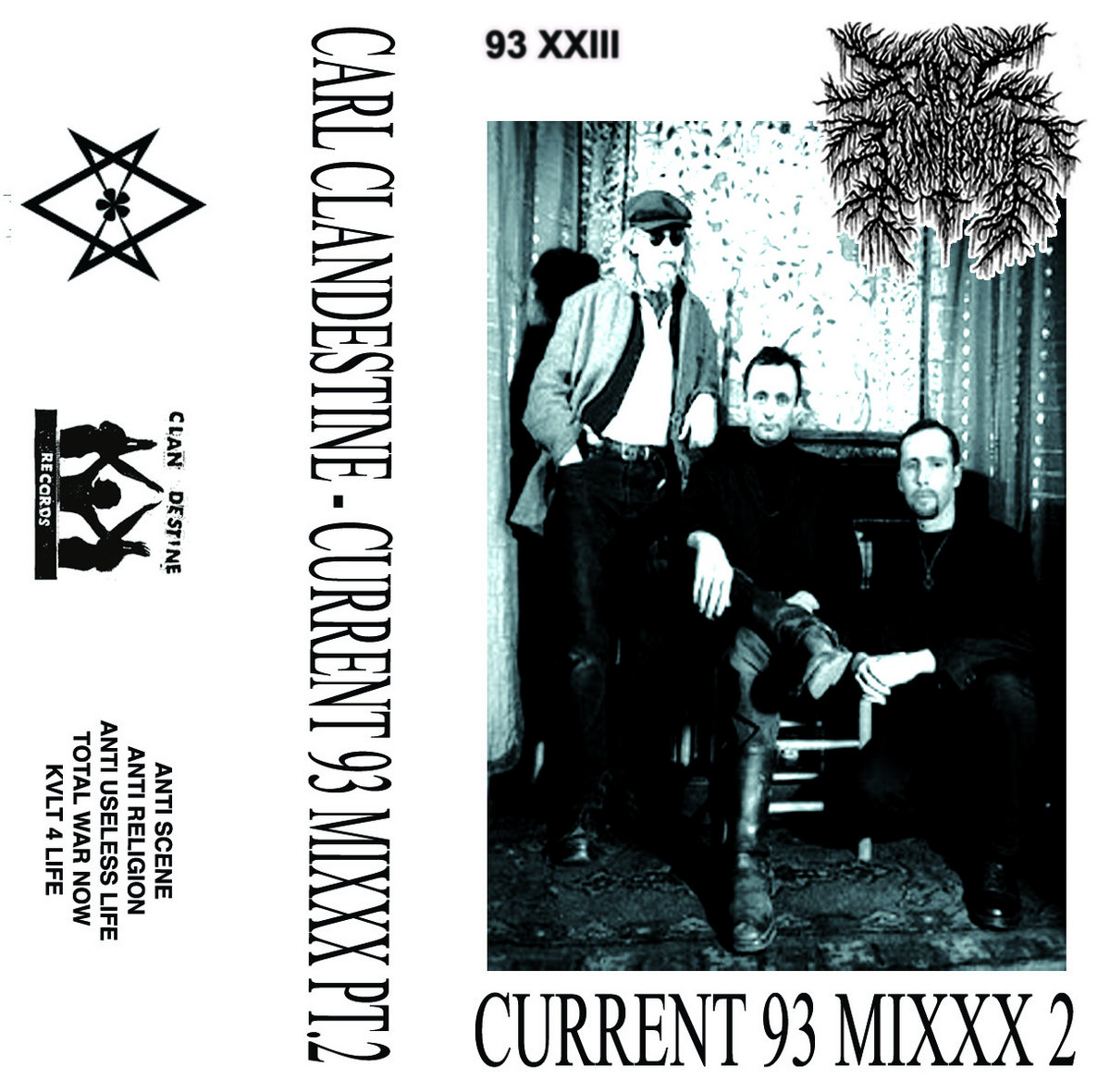 CARL CLANDESTINE - CURRENT 93 MIXXX PT.2 | Clan Destine Records