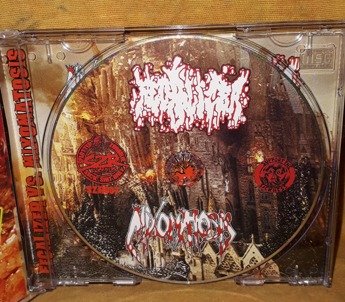 FECALIZER / MIXOMATOSIS - Split CD | Cemiterio Records
