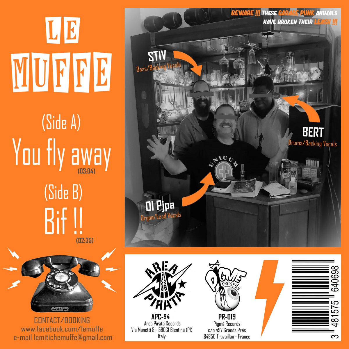 Le MUFFE - You fly away | Le MUFFE | Pigmé Records