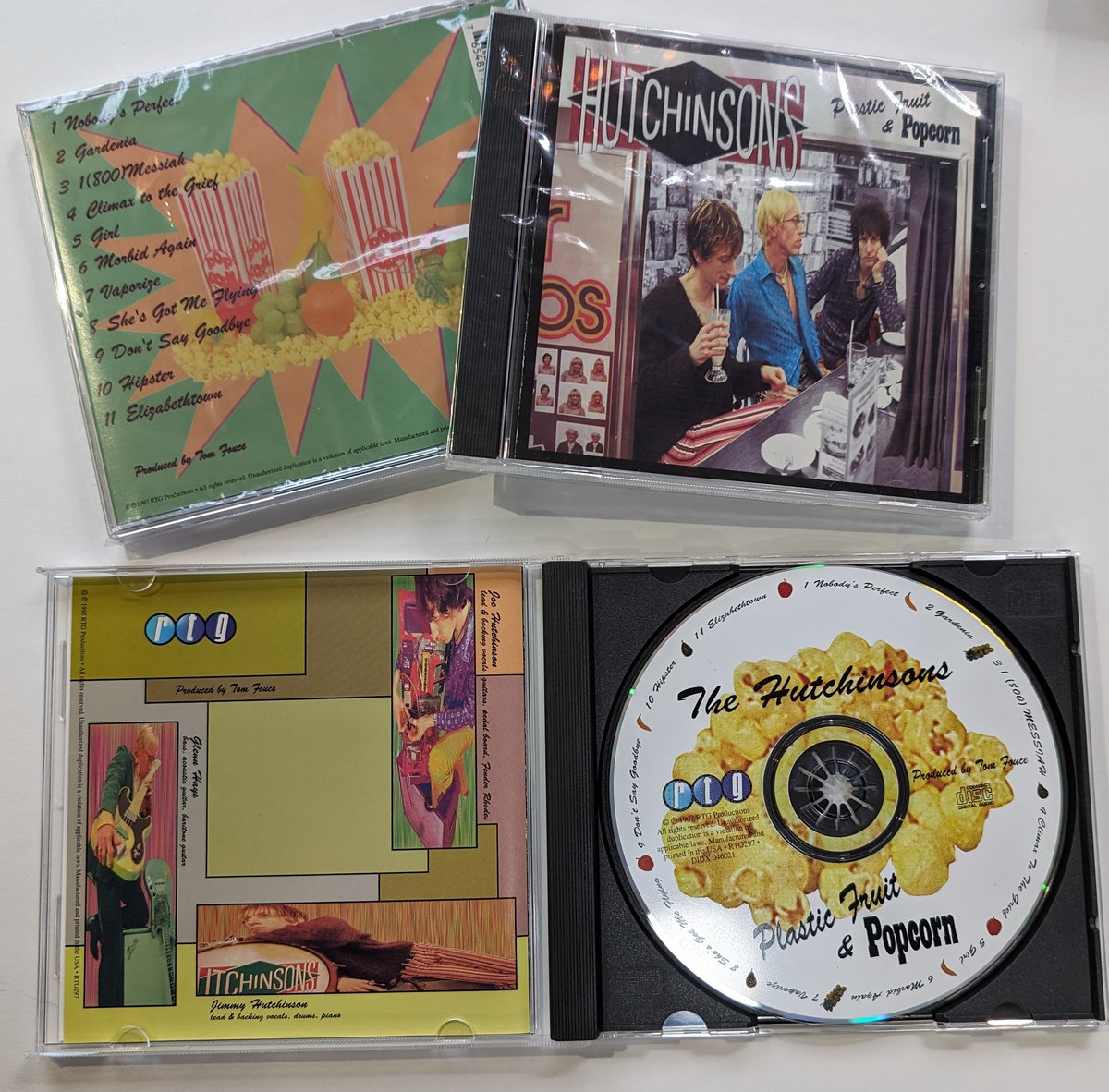 2 CD Set - The Hutchinsons "Plastic Fruit & Popcorn" plus "4 song EP ...