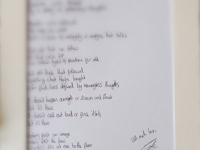 Handwritten words - Signed | Cole Stacey