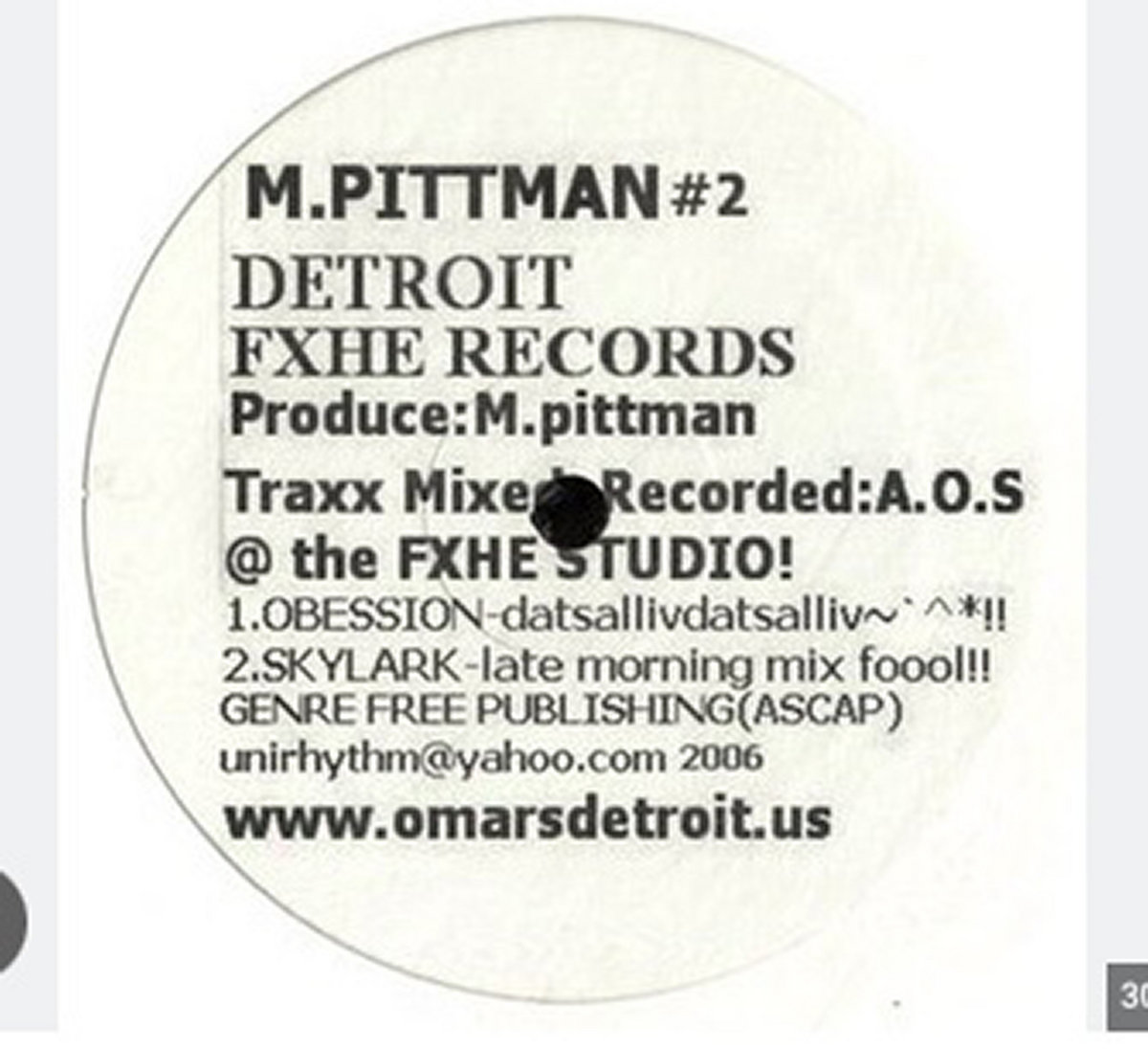 M. Pittman | Marcellus Pittman | Omar S