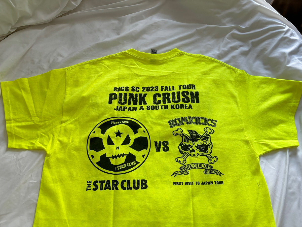 Rumkicks x The Starclub japan tour t-shirts | RUMKICKS