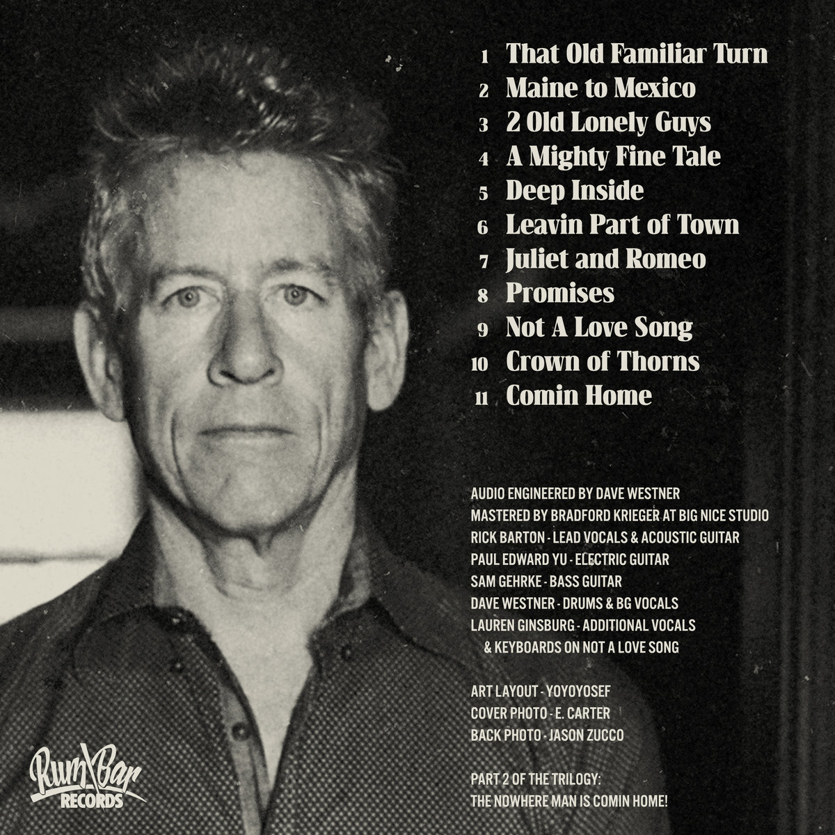 Comin' Home | Rick Barton | Rum Bar Records