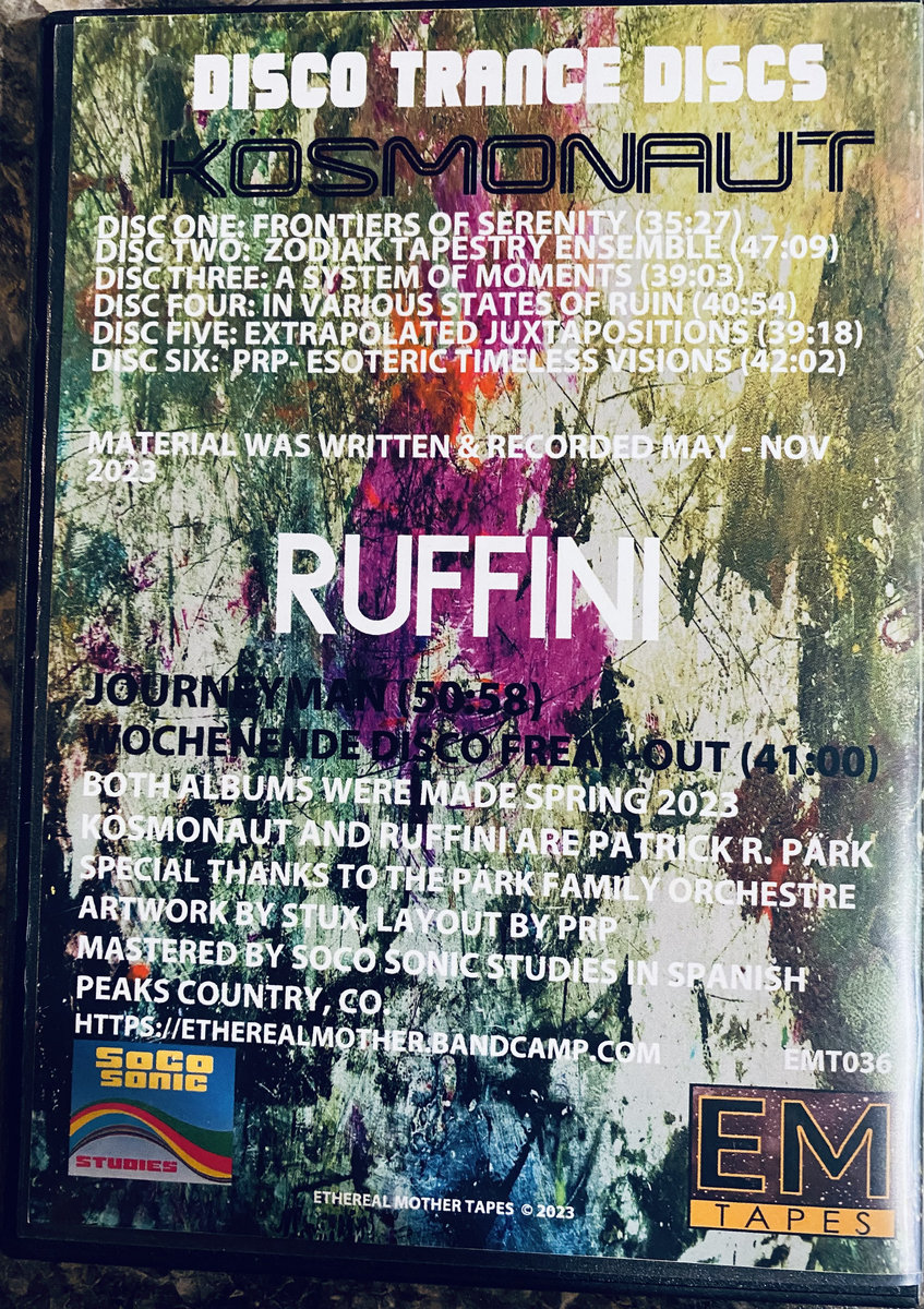 Disco Trance Discs | Kösmonaut / RUFFINI | Patrick R. Pärk / Black ...