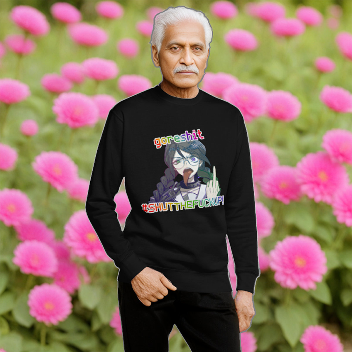 #SHUTTHEFUCKUP! sweater | goreshit