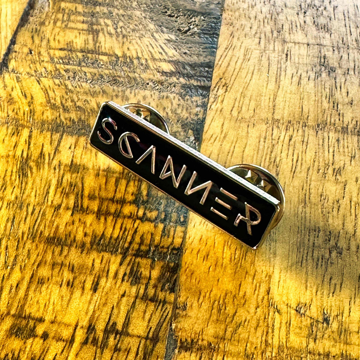 SPECIAL OFFER - 2 x Raised Nickel Metal Badges | Scanner