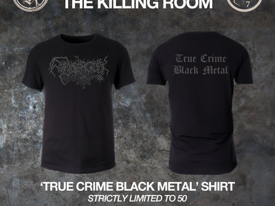 True Crime Black Metal T-shirt | Repose Records