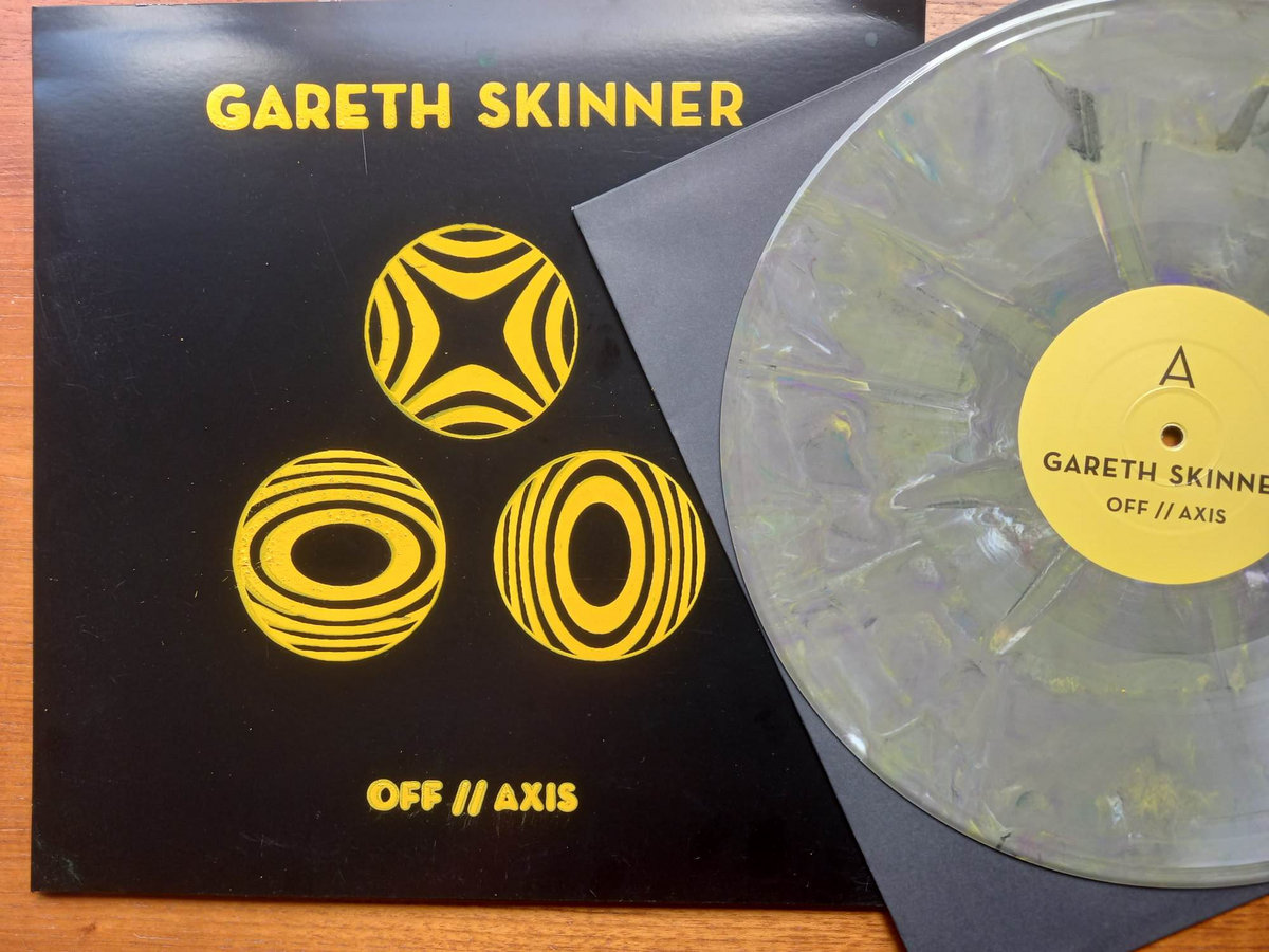 GARETH SKINNER's OFF // AXIS Ltd Ed colour vinyl / screen print cover ...