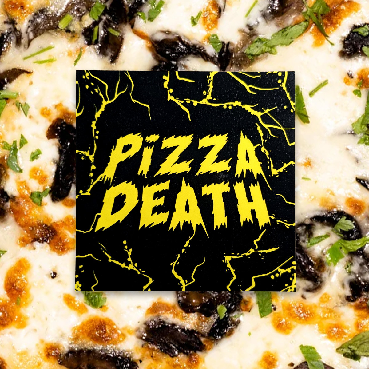Pizza Death - Lightning Logo sticker | Pizza Death