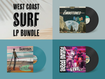 West Coast Surf 3 x 12" Vinyl LPs Bundle | Sharawaji Records