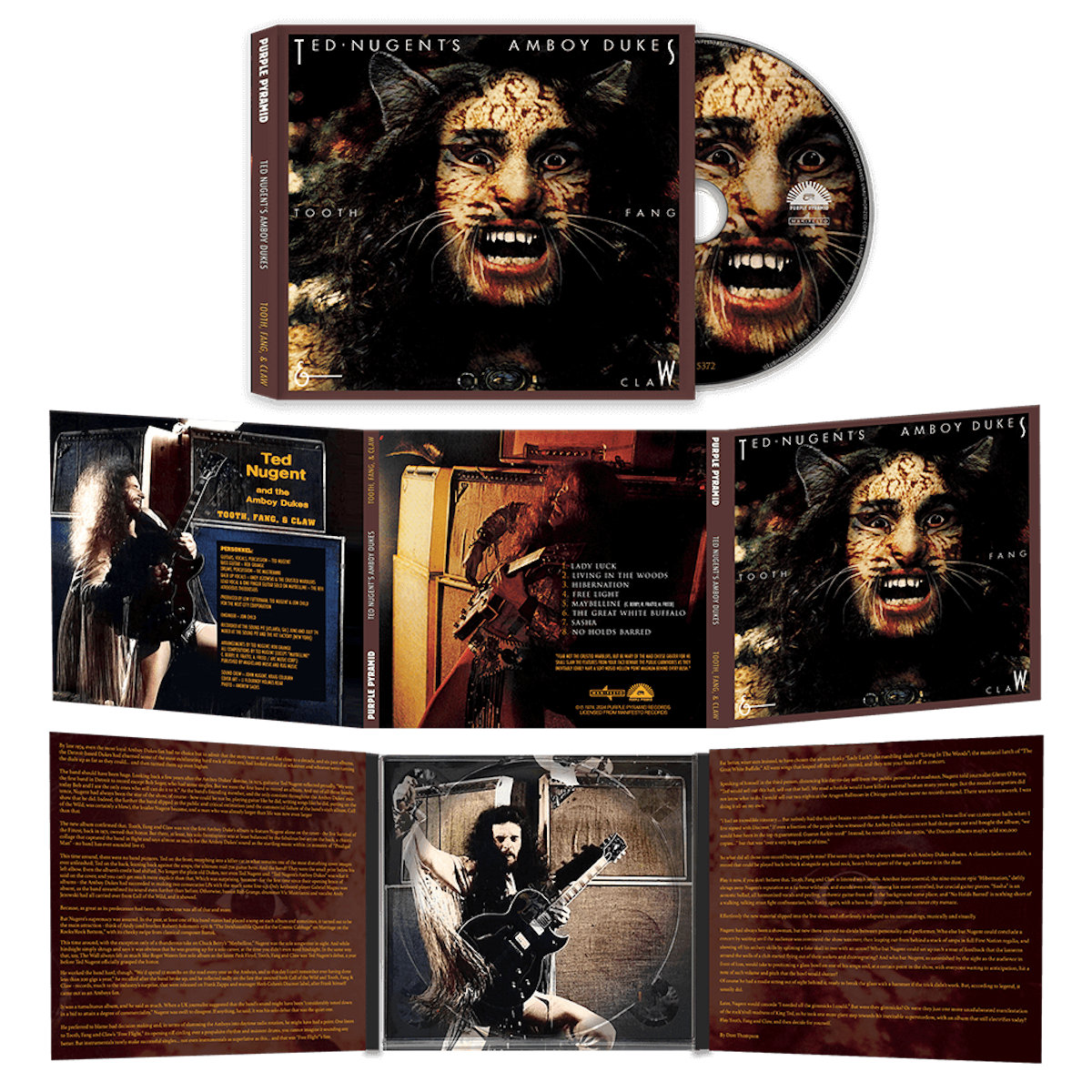 Tooth Fang Claw | Ted Nugent & The Amboy Dukes | Cleopatra Records