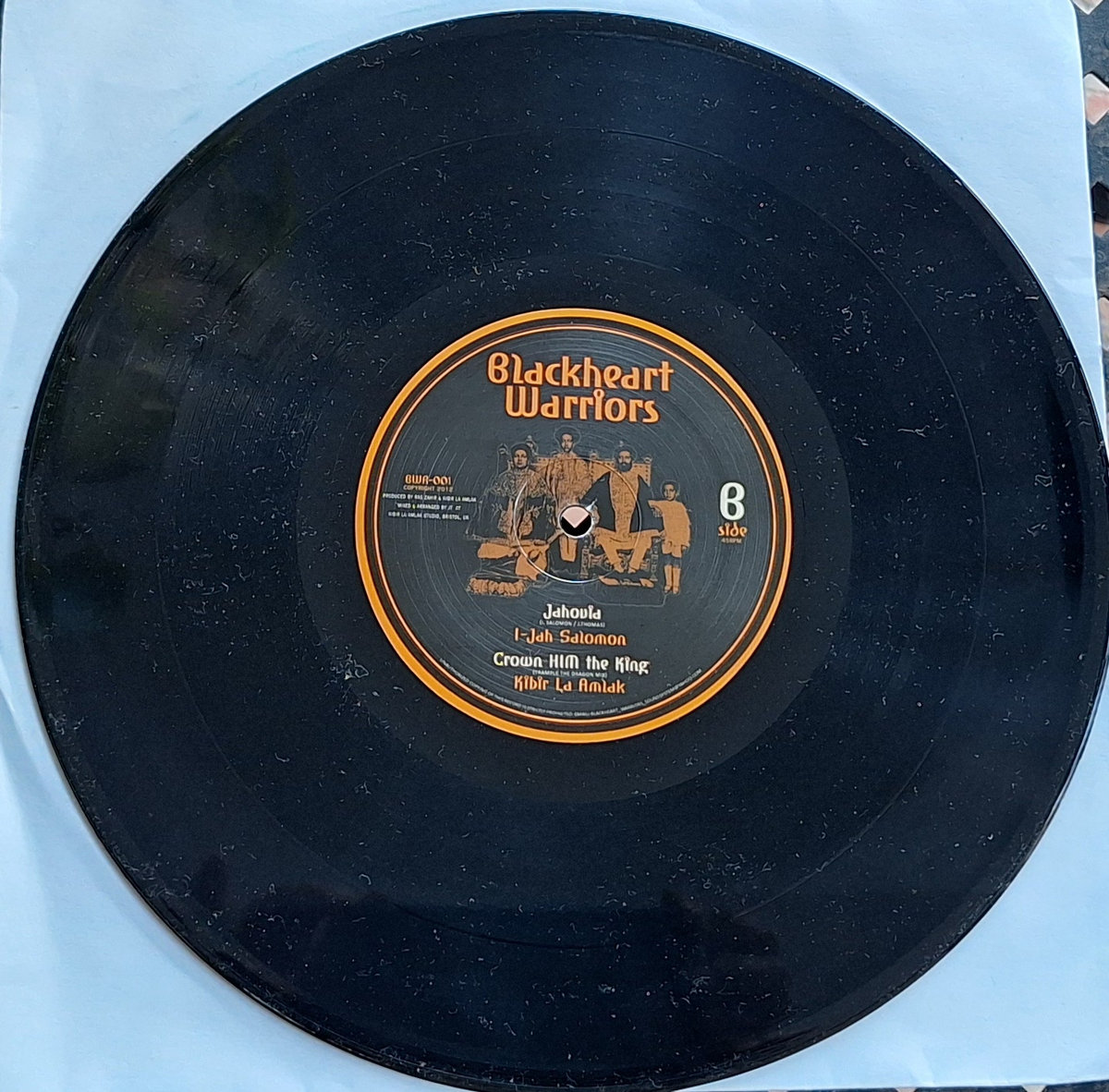 10 inch Vinyl Re-release "Selassie In Control" Wellette Seyon/"His Eyes ...