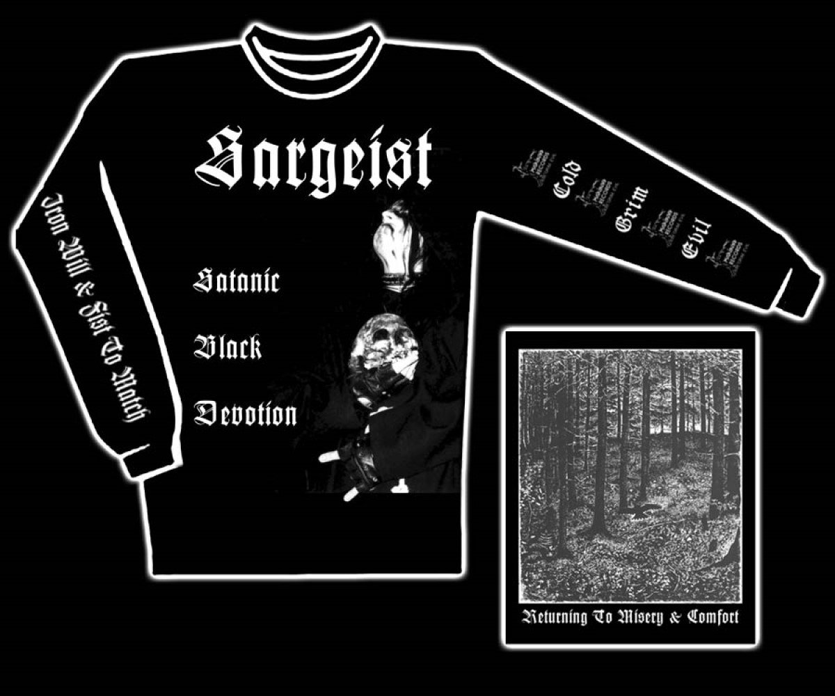 SARGEIST "Satanic Black Devotion" Long Sleeve T-Shirt | Moribund Records