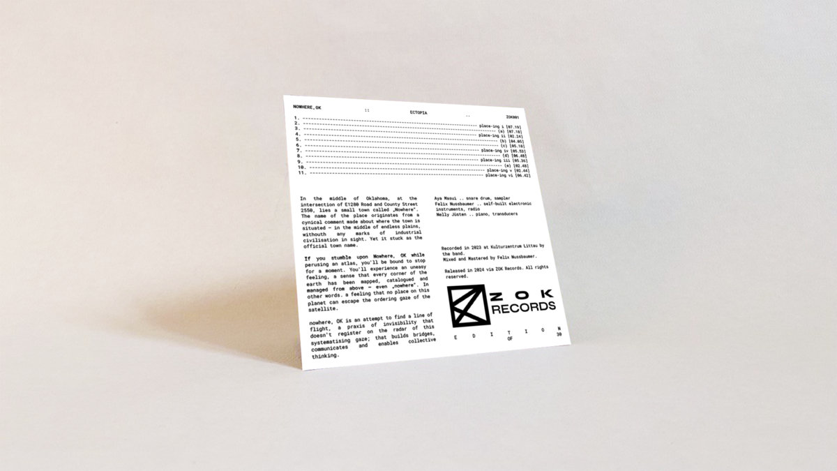 ectopia | nowhere, OK | ZOK Records
