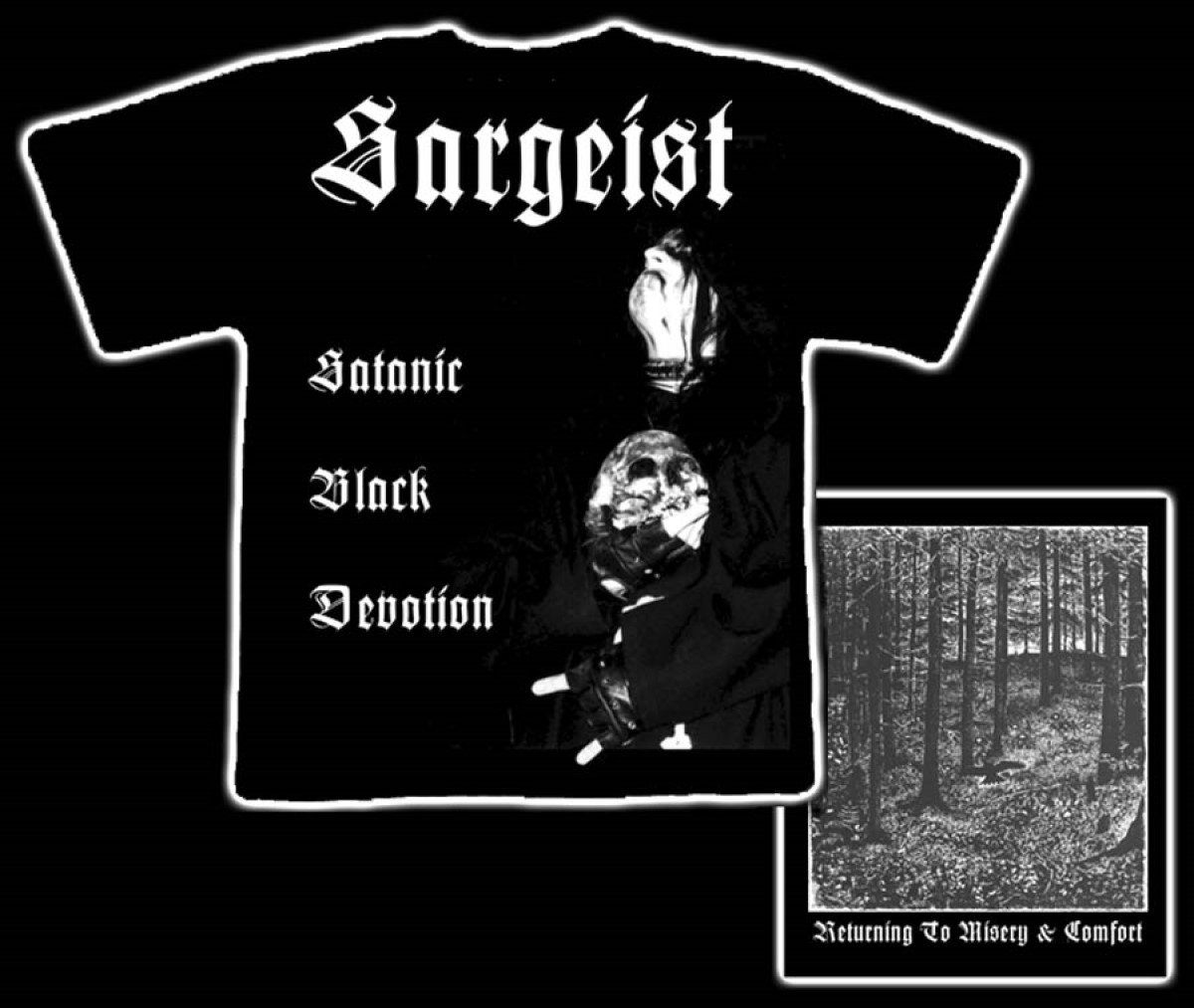 SARGEIST "Satanic Black Devotion" T-Shirt | Moribund Records