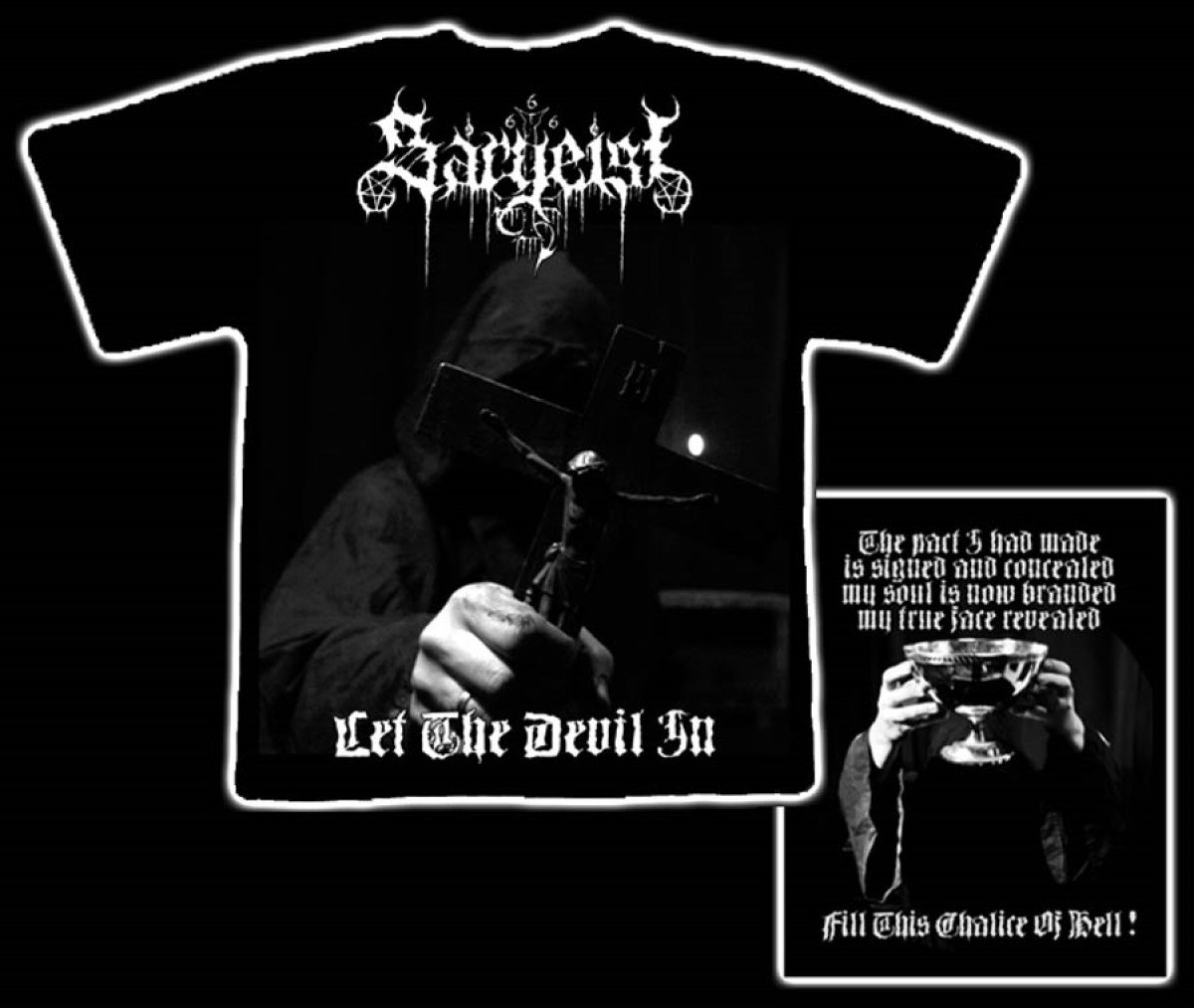 SARGEIST "Let The Devil In" T-Shirt | Moribund Records