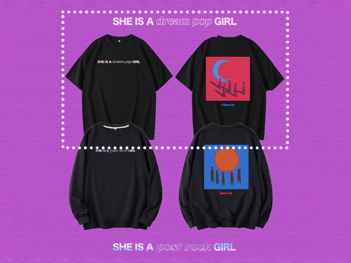 She Is A Dream Pop Girl T-Shirt (Short Sleeve) | I Mean Us