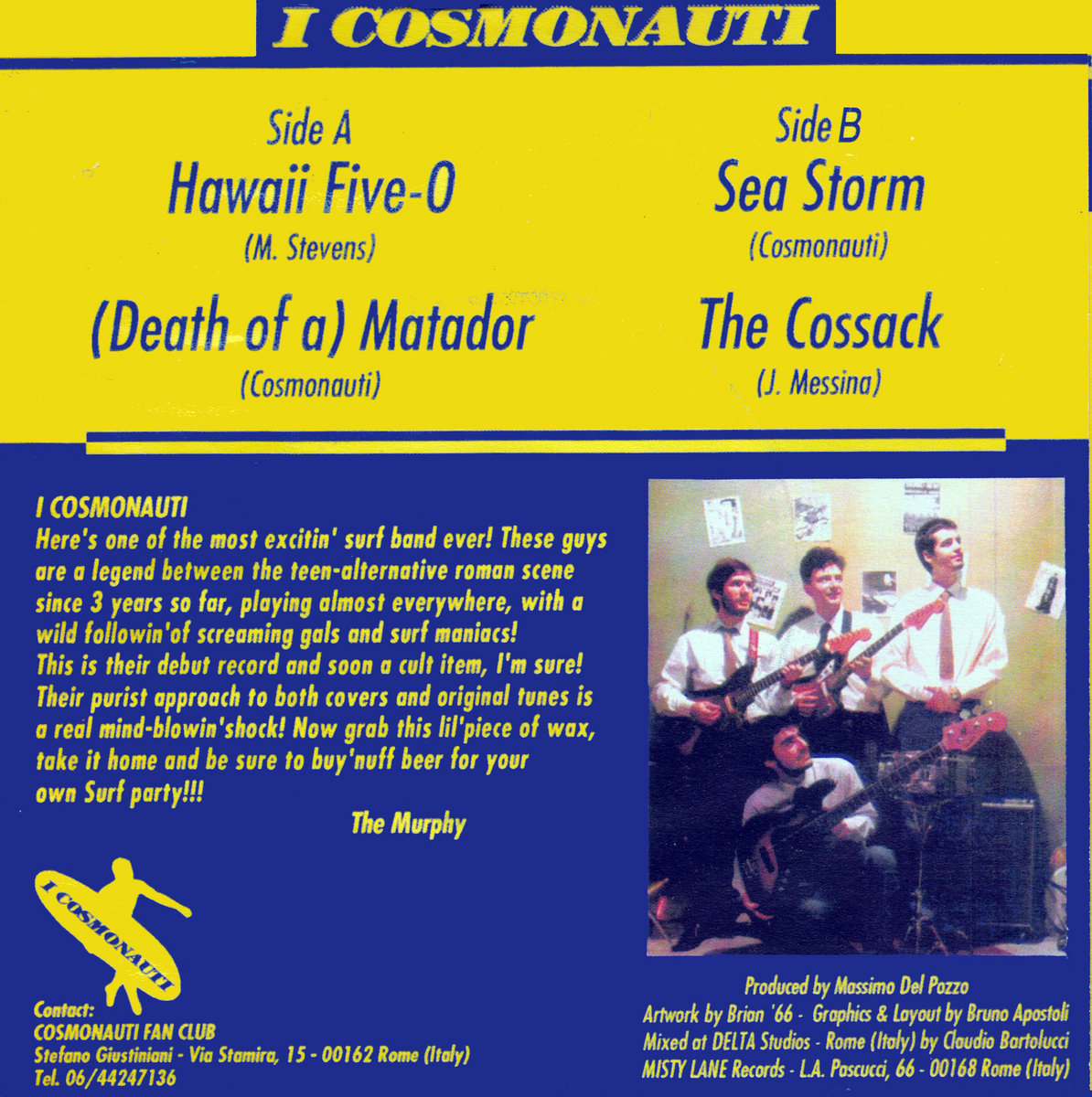 I COSMONAUTI "Hawaii Five-O" | MISTY LANE MUSIC