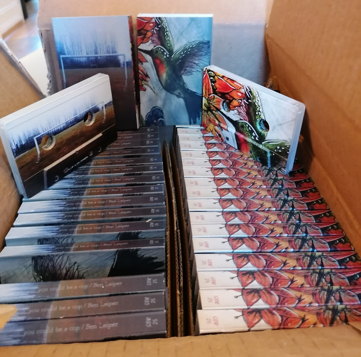 SDR-25 you could be a cop / Ben Leiper Split Tape | Slow Down Records