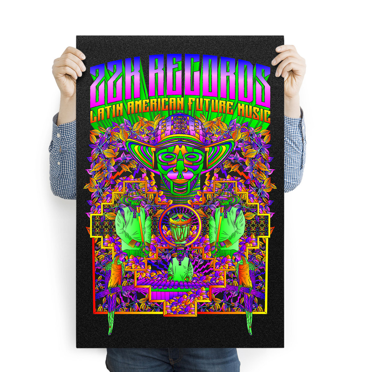 Latin American Future Music Poster | ZZK Records