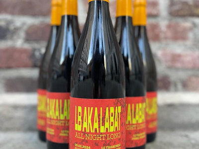 LB aka LABAT Trabendo Wine bottle | LB aka LABAT
