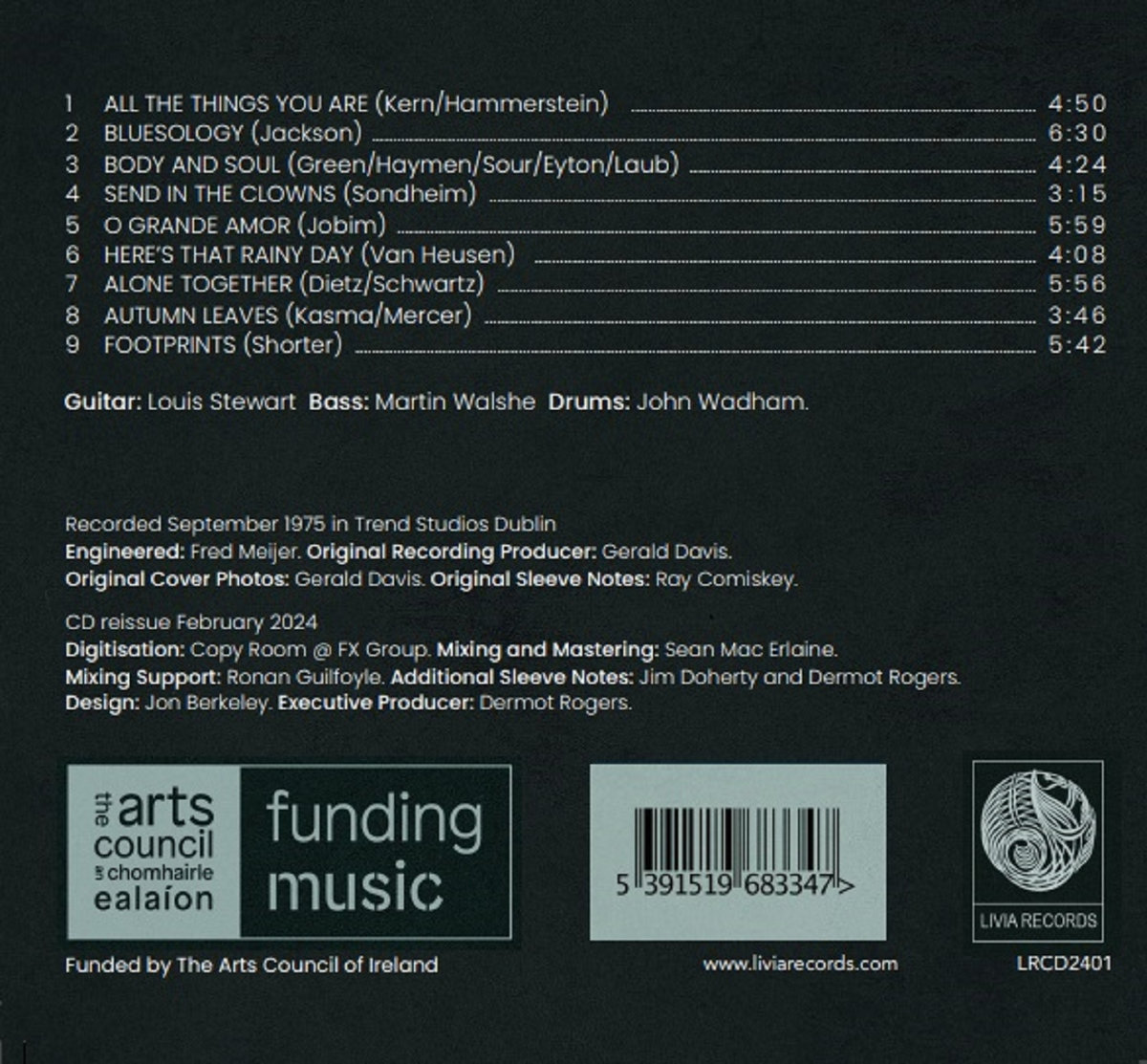 LOUIS THE FIRST | Louis Stewart | Livia Records