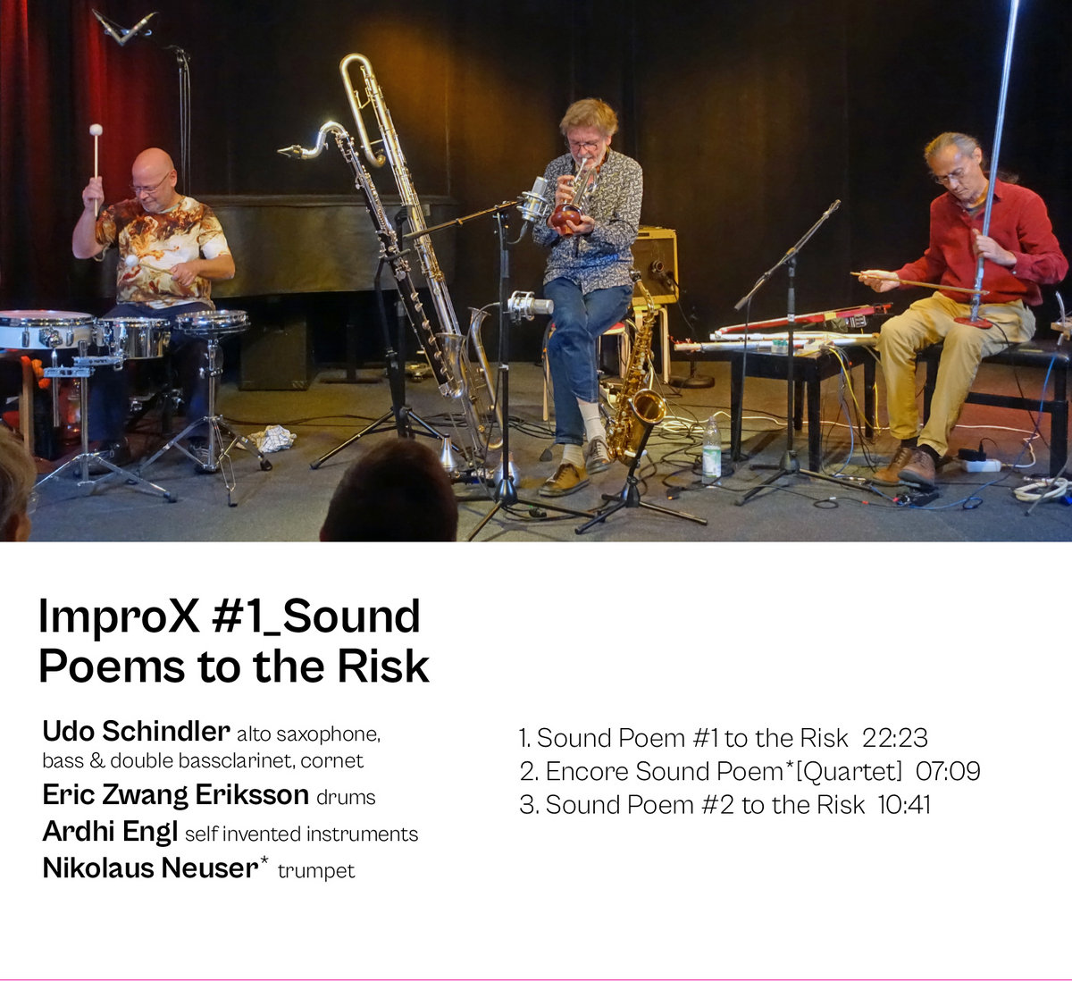 ImproX #1_Sound Poems to the Risk | Udo Schindler, Eric Zwang Eriksson ...